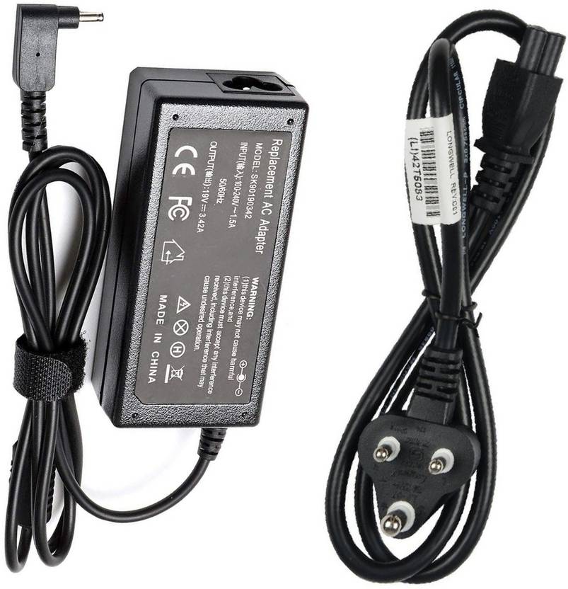 Laplogix 65W 19V 3.42A Small Pin 3.0X1.1MM Laptop Charger For Acer ...