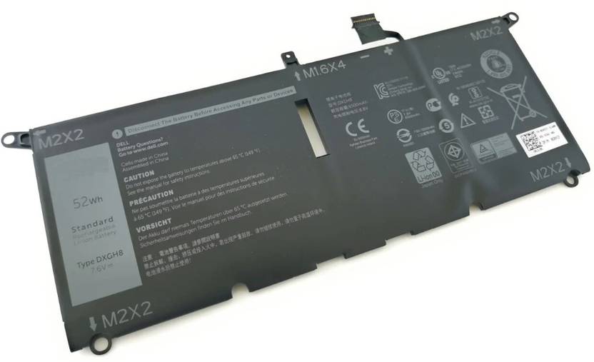 SOLUTIONS-365 DXGH8 G8VCF 0H754V 52WH LAPTOP BATTERY FOR XPS 13-9380 6 ...