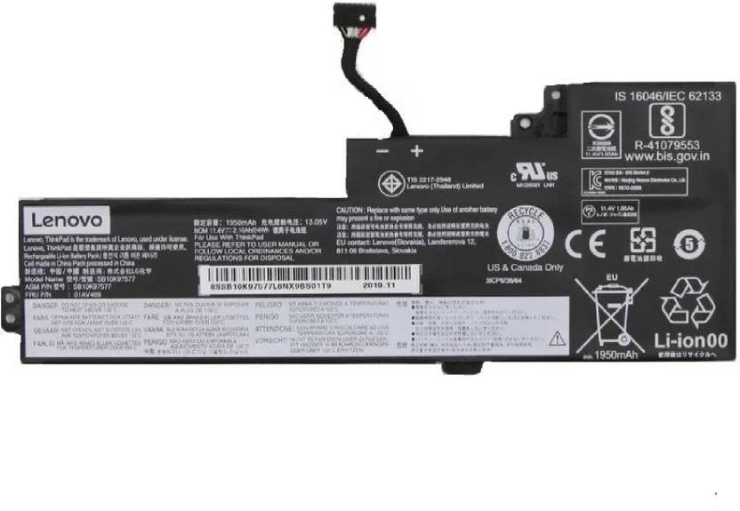 Lenovo 01AV419, 01AV420, 01AV421, 01AV489 BATTERY FOR ThinkPad T480 ...