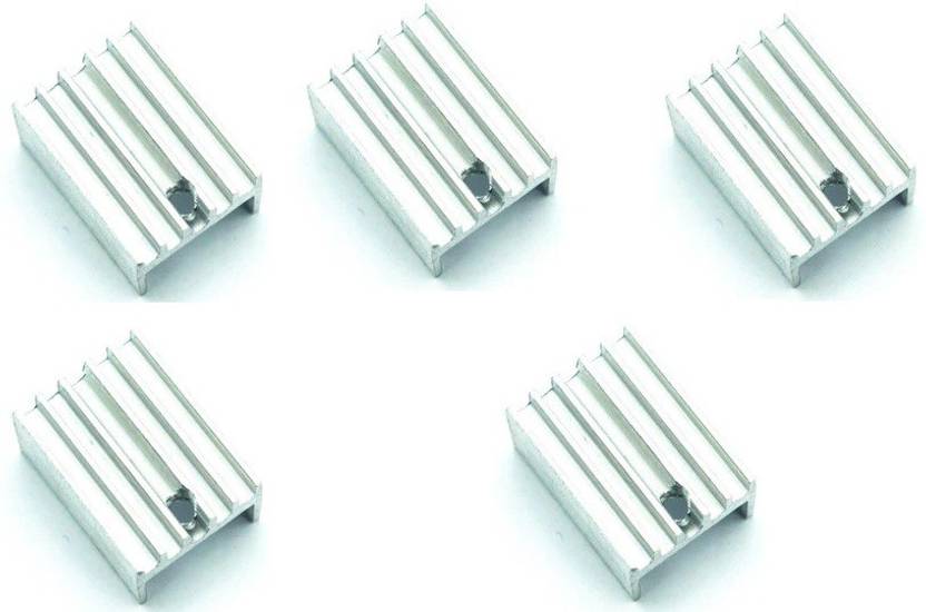 uneeds Aluminium Heat Sink for TO-220 Package (20mm x 15mm) Laptop Heat ...