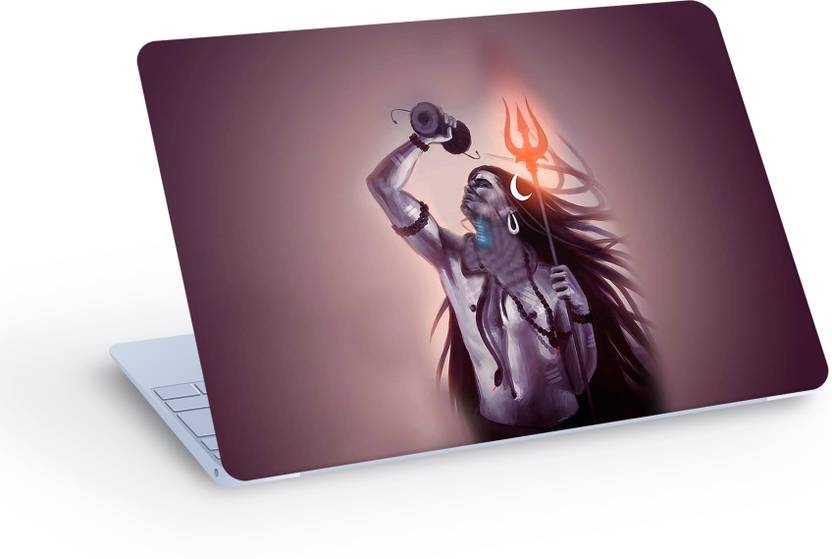 Printhubs Shiva Laptop Skin Decal Sticker For All Models Sticker Size