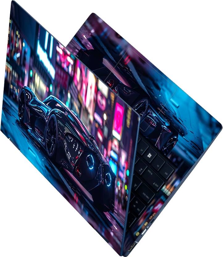 Anweshas Full Body Laptop Skin for Laptops Upto 15.6 Inch - Cyber ...