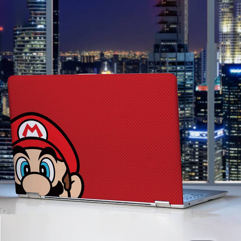 WallDaddy Laptop Mario Laptop skins 15.6 or 16 Inch Full Body Vinyl ...