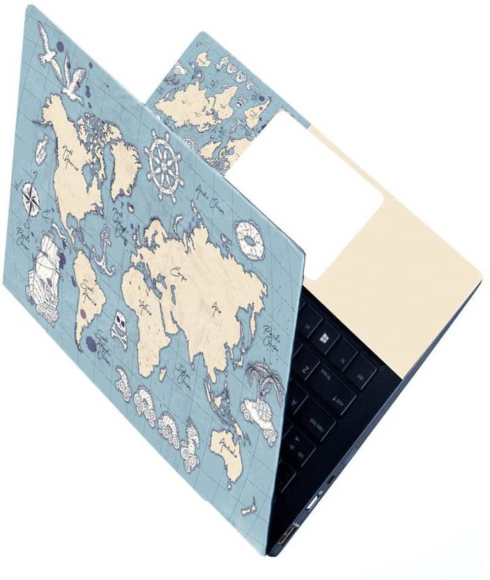 Skinny Full Body Laptop Skin Bubble-Free HD Quality Sticker for Laptops ...