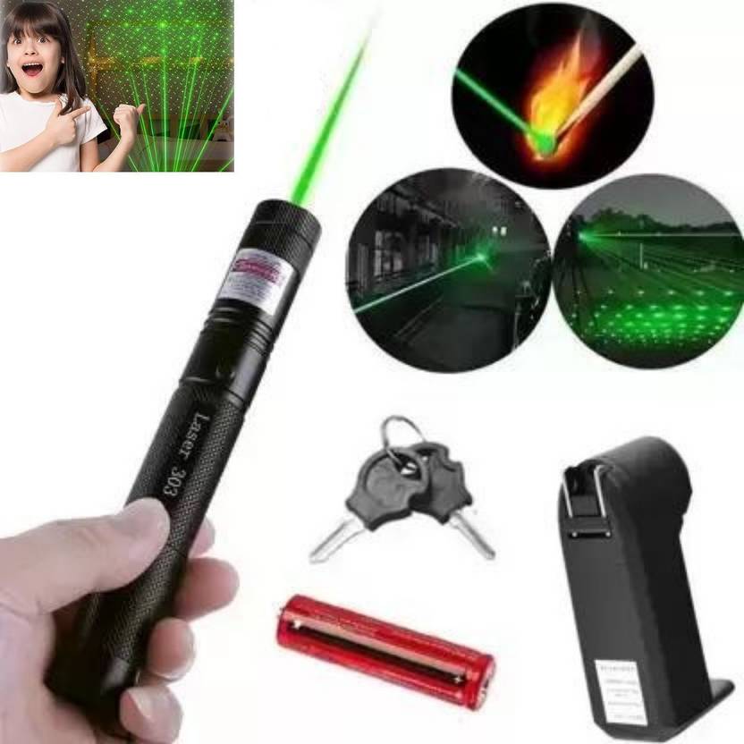 ROMYCRON Laser Light with Rechargeable Battery and Long Range Laser ...