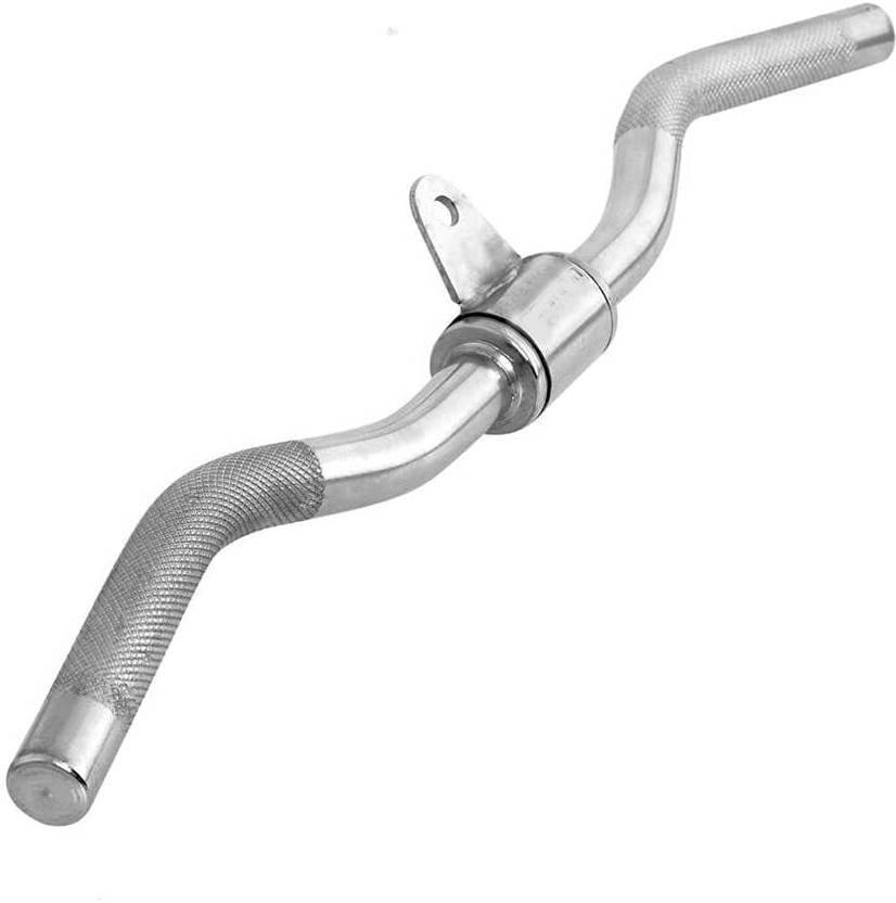 leebolt ZigZag Handle,Rotating Bar,Curl Bar,Curl Handle,Triceps/Biceps Exercise Bar(Pipe Lat ...