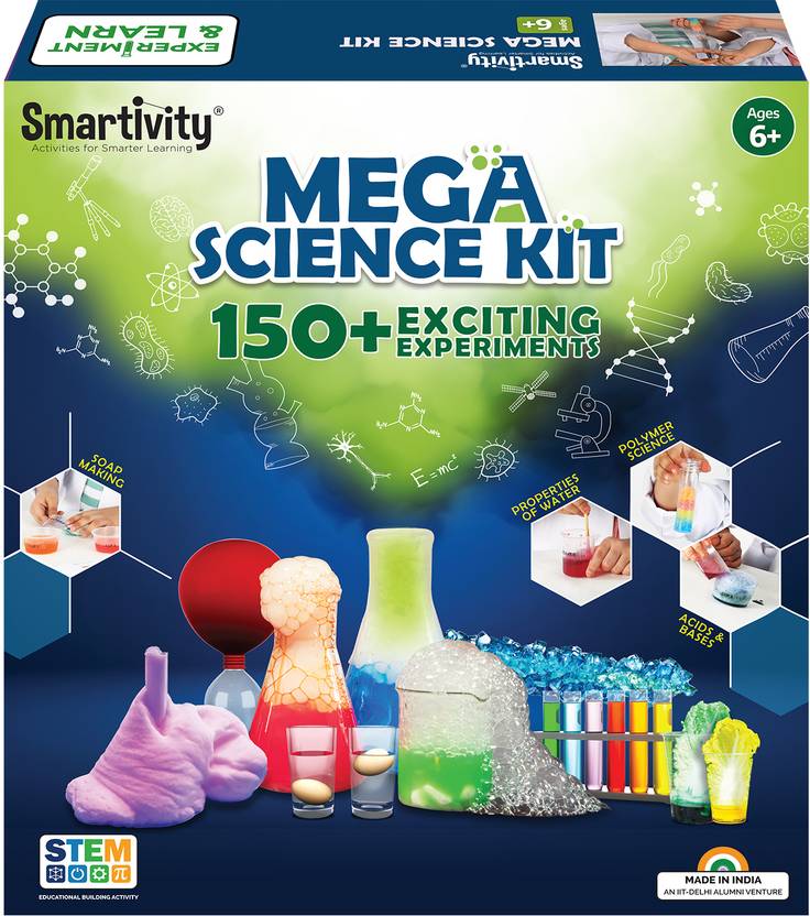Smartivity Mega Science Kit 108 for Boys & Girls Age 6,8,10,12,14 Years ...