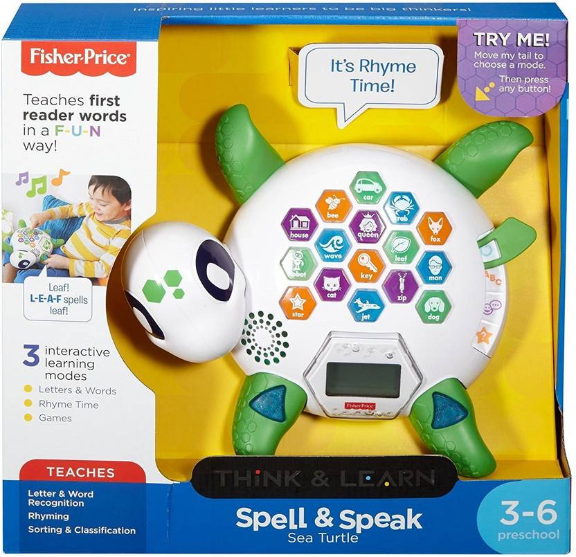 FISHER-PRICE Think & Learn Spell & Speak Sea Turtle, Multi Color Price ...