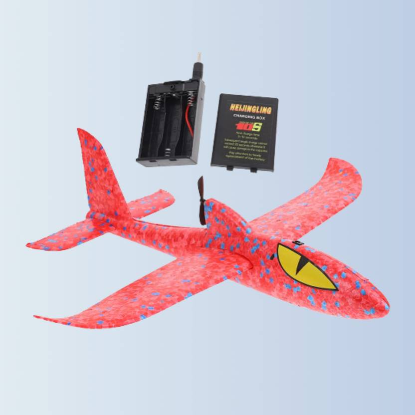 KIDDOYS Hand Throw Battery Operated Aero Plane/Dual Flight Mode Vehicle ...