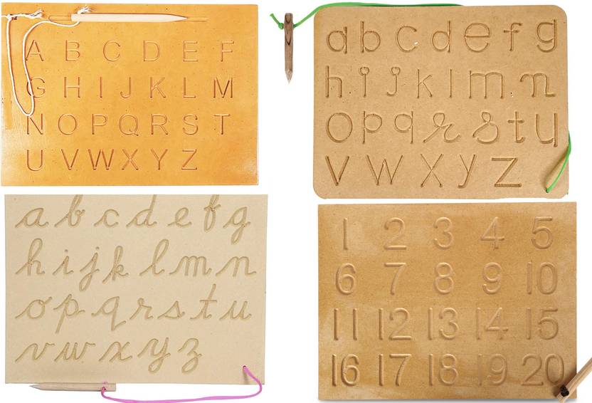 Plus Shine Combo Atoz Alphabet Practicing Learning Board Cursive ...