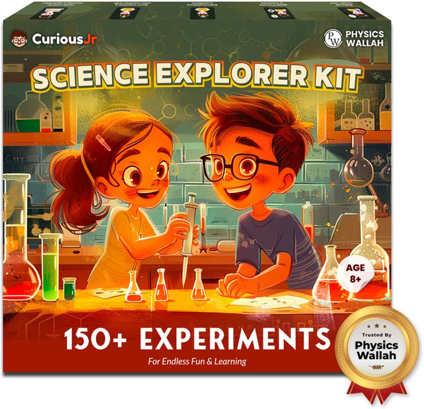 PW Curious Jr 150+ Experiments Science Explorer Kit Price in India ...