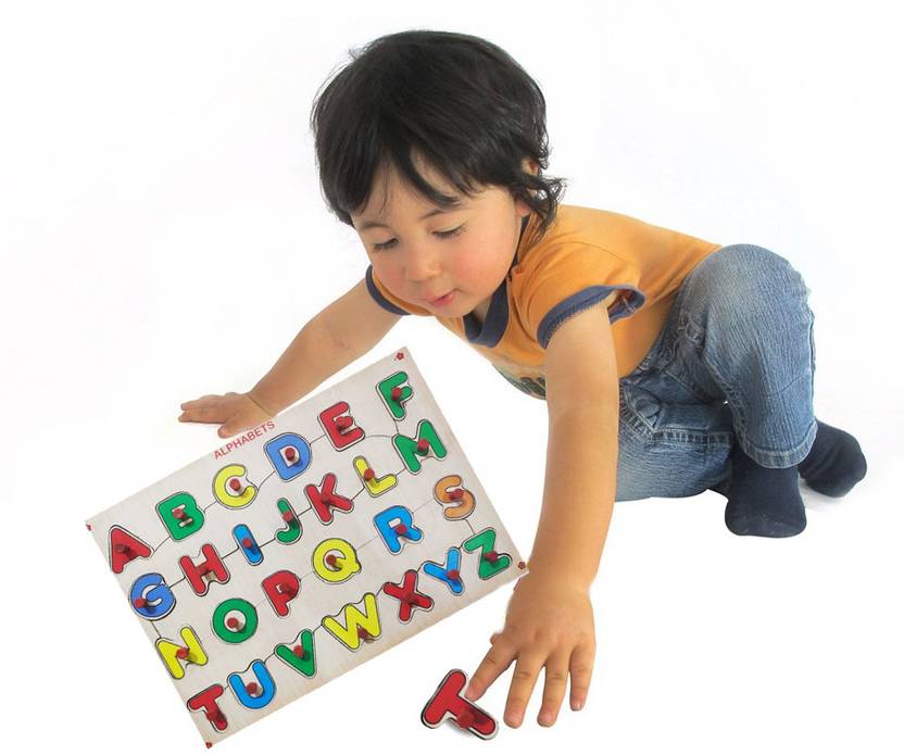 ELEXN Alphabet jigsaw puzzle Educational Learning ABC Letters Puzzle ...