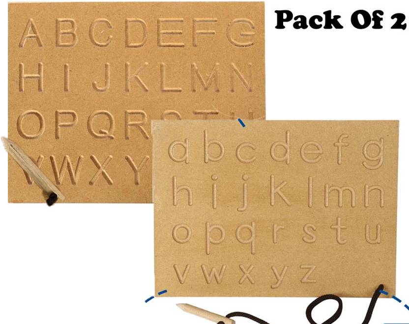 SHALAFI Combo Small Alphabets Hand-Writing Practice Board With Capital ...