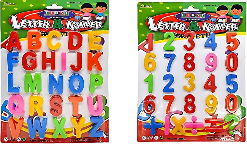 skytrapper Combo Pack of Magnetic Alphabets , Maths Numbers and Symbol ...