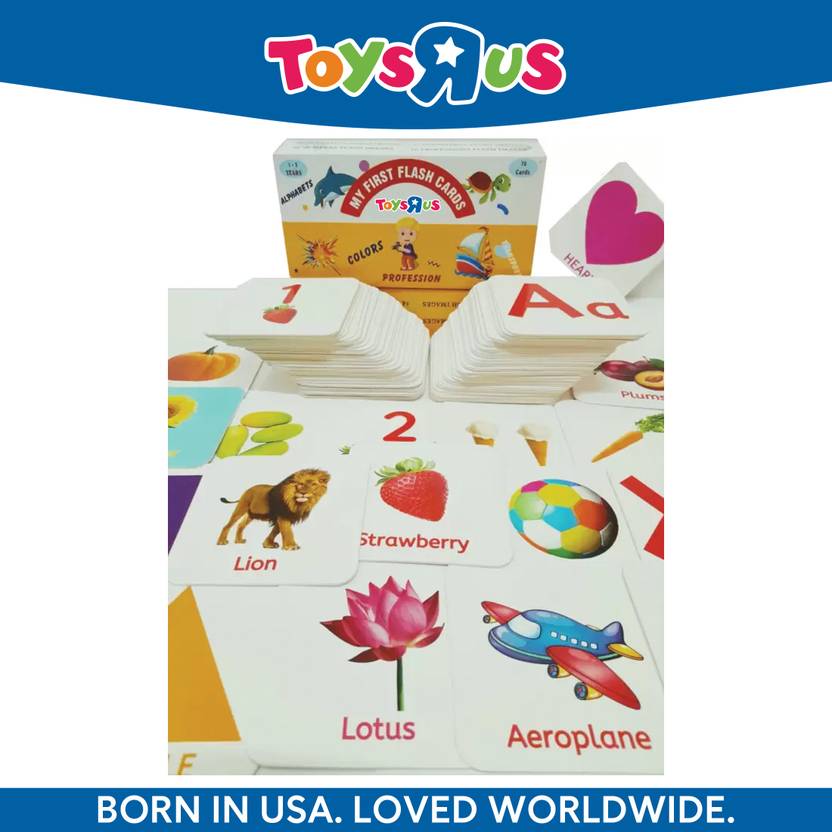 Toys R Us Universe of Imagination All in One Flash Cards for Kids(Non ...