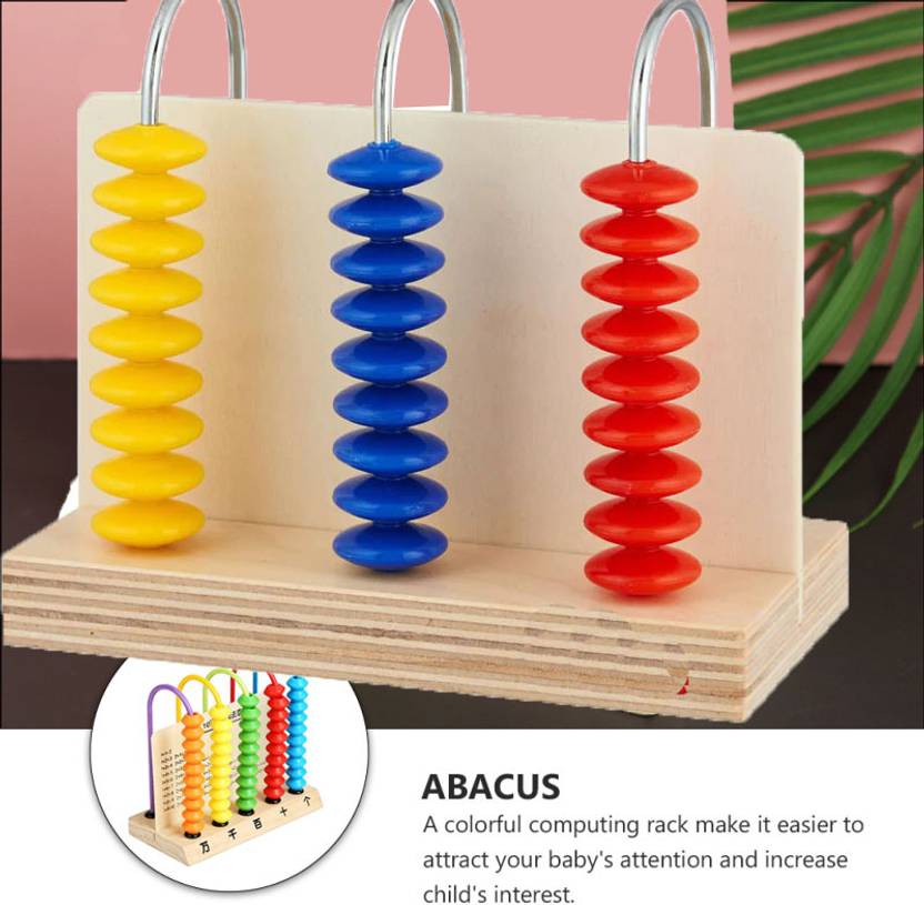 SHALAFI Learning Abacus Toys Calculating Frame Math Numbers Counting ...