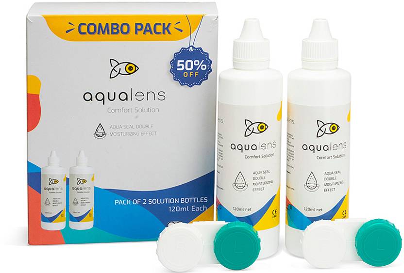 Aqualens Comfort Contact Lens Solution Price in India - Buy Aqualens Comfort Contact Lens ...