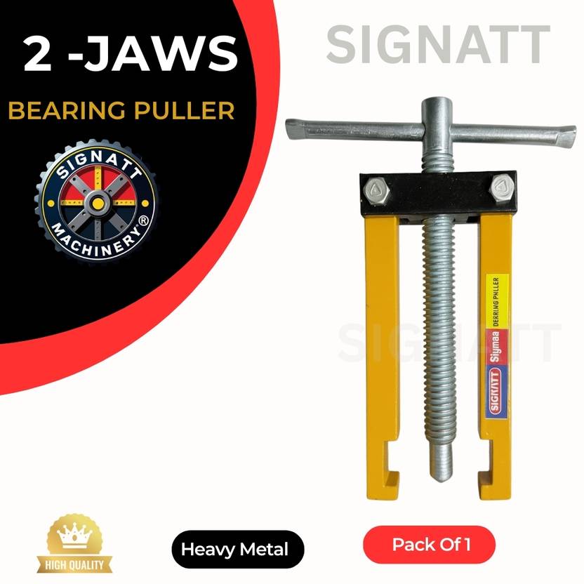 SIGNATT 2-Jaw Bearing Puller Tool – Heavy-Duty 5-Inch Fan Puller-Yellow ...