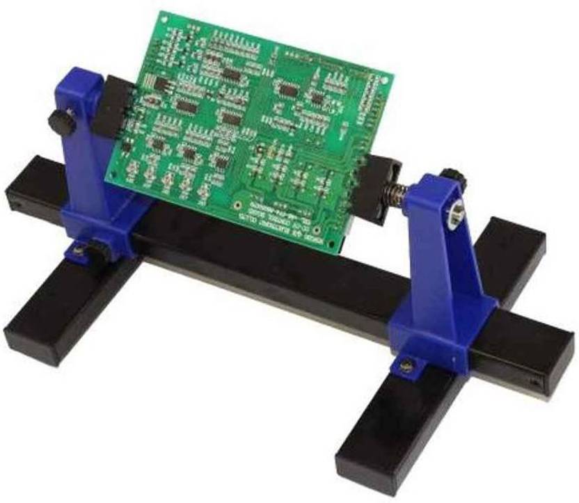 KAVYA TOOLS POWER PCB Holder Clamp - Holds Circuit Board for Soldering 360° Adjustable Aid Lever ...