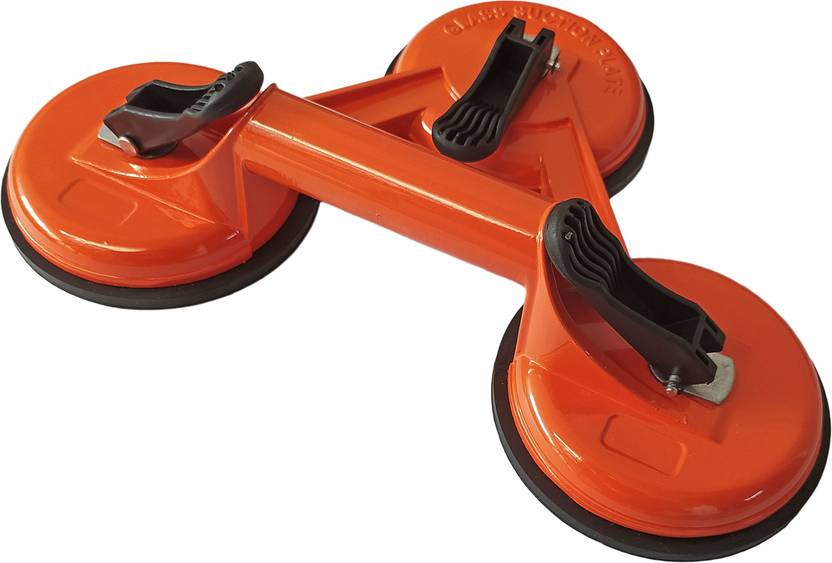 Inditrust Heavy duty three way Glass Suction cup Level suction 150kg ...