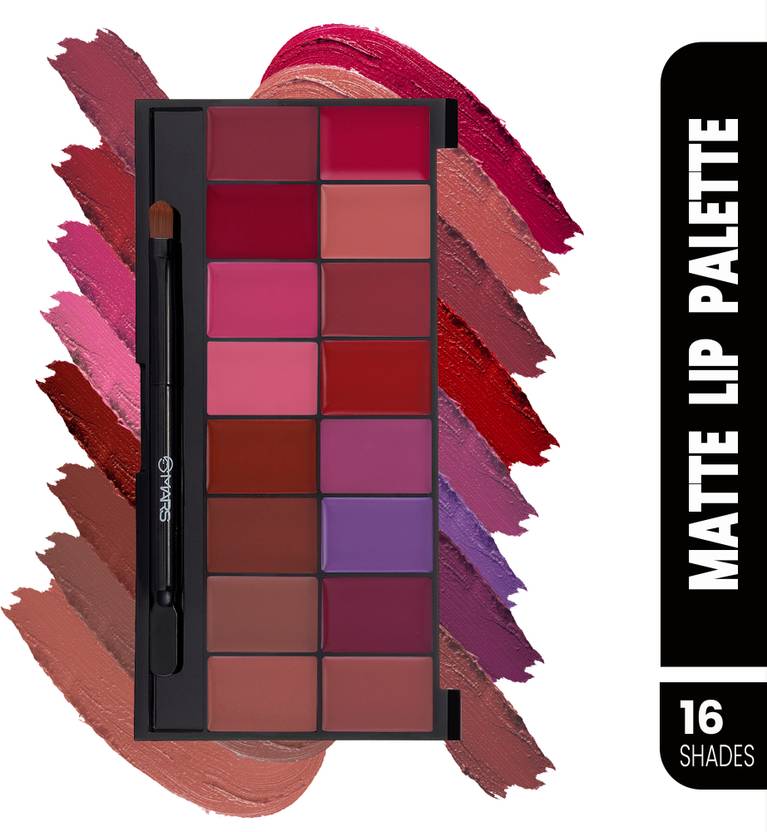 MARS 16 Ultra Pigmented Infinity Matte Lip Color Palette - Price in ...