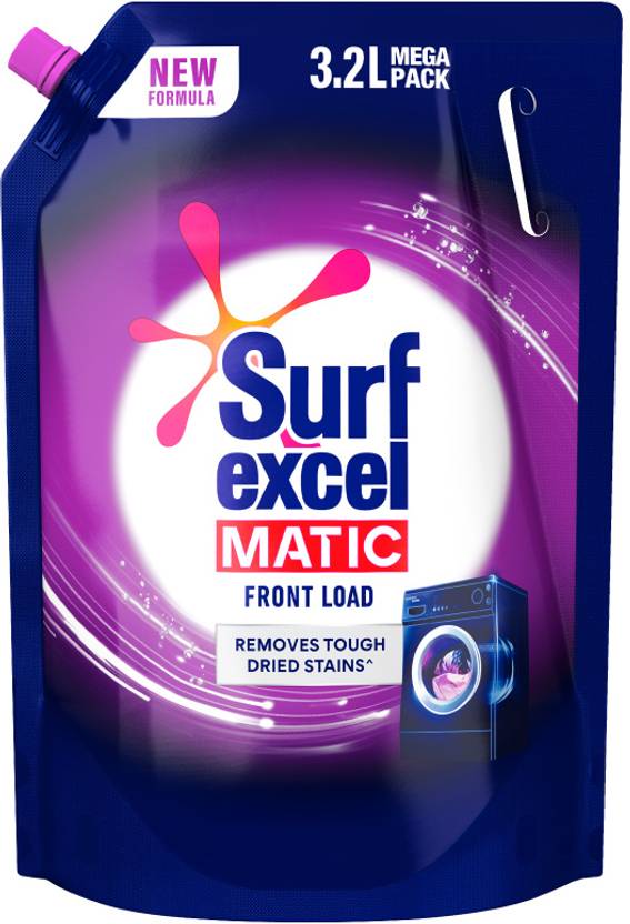Surf excel Matic Front Load Pouch Multi-Fragrance Liquid Detergent ...
