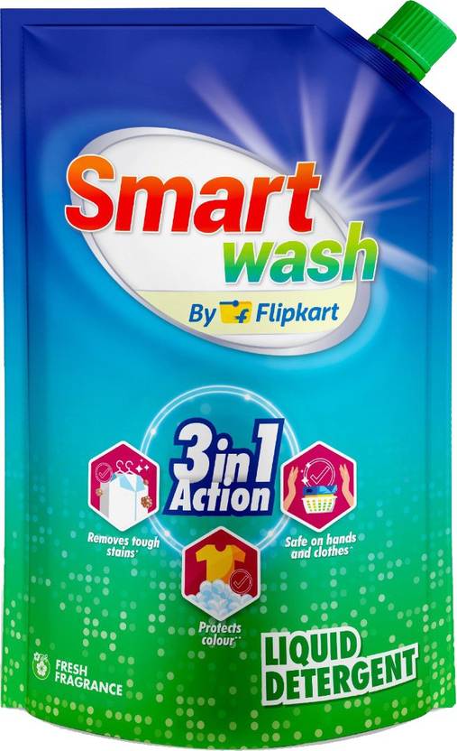 Smart Wash by Flipkart 3 IN 1 Action Fresh Liquid Detergent Price in ...