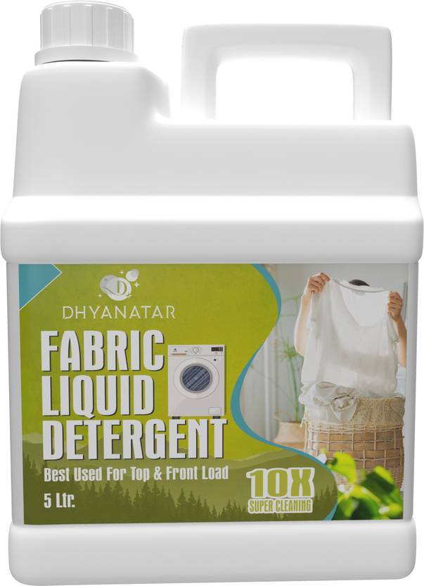 DHYANATAR YELLOW top and front load liquid detergent, Hand and Machine ...