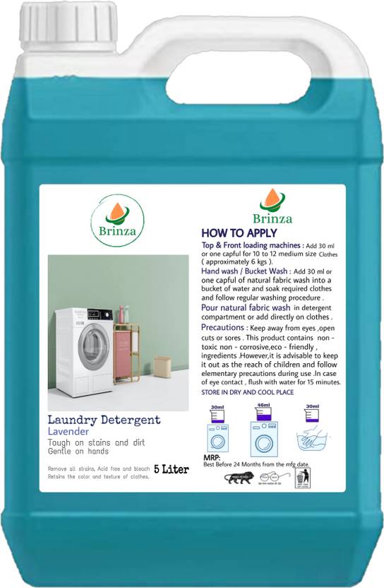 BRINZA Liquid detergent for washing machine with aqua fragrance.Heavy ...