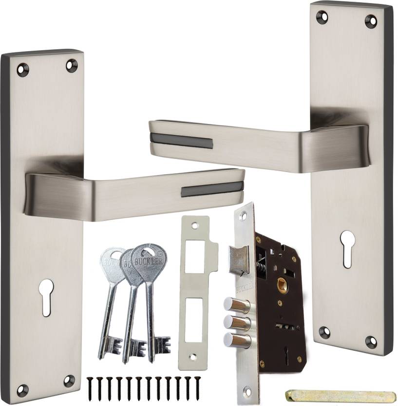 BUCKLER Mortise Handle Lock set,Door Lock for Main Door-70MM DoubleTurn ...