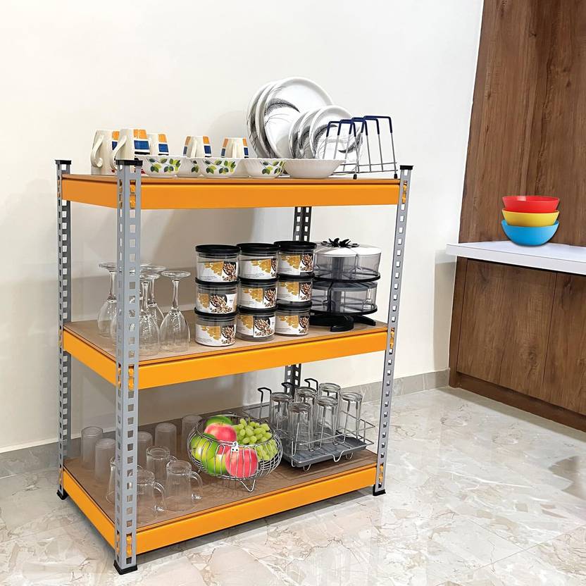 SMART SLIDE 3 Tier Folding Storage And Luggage Rack, Boltless Storage ...