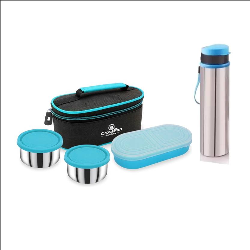 Flipkart.com | CrossPan Double Decker Executive Stainless Steel Lunch ...