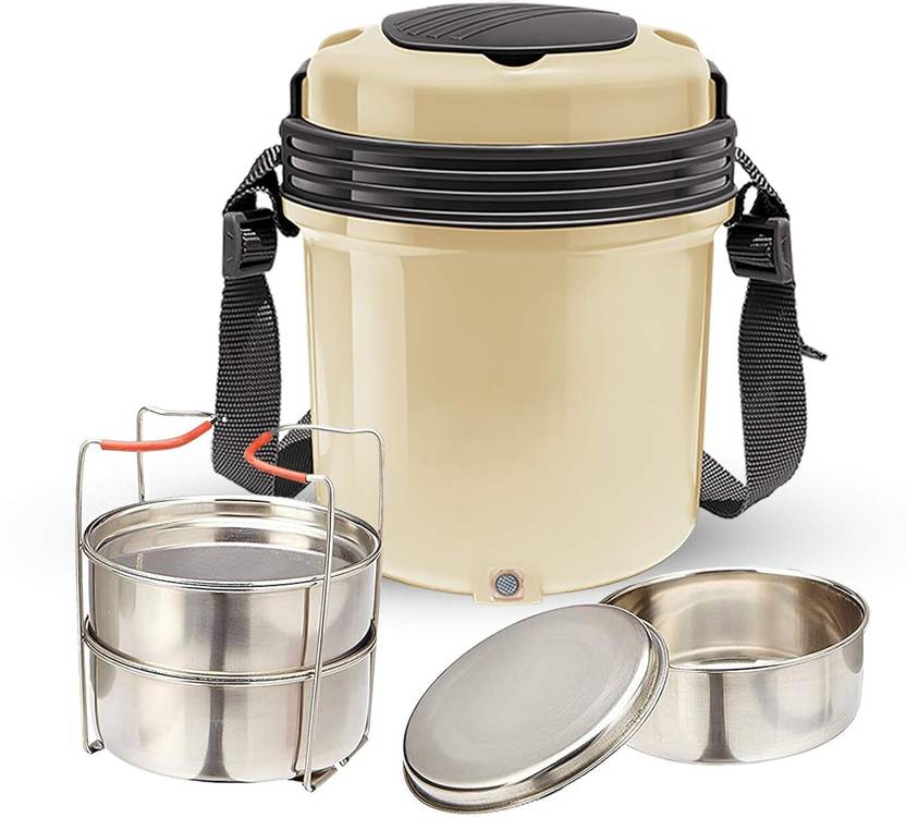 Flipkart.com | MILTON Electron Stainless Steel Tiffin Box Set, 360ml ...
