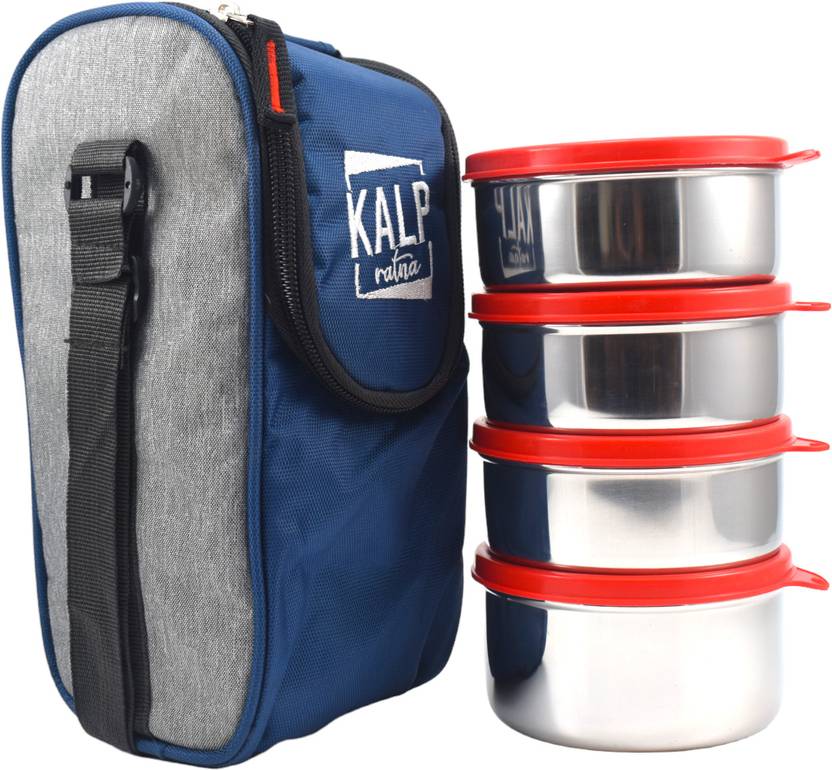 Flipkart.com | KALP Ratna Stainless Steel Inox 4 Container Lunch Box ...