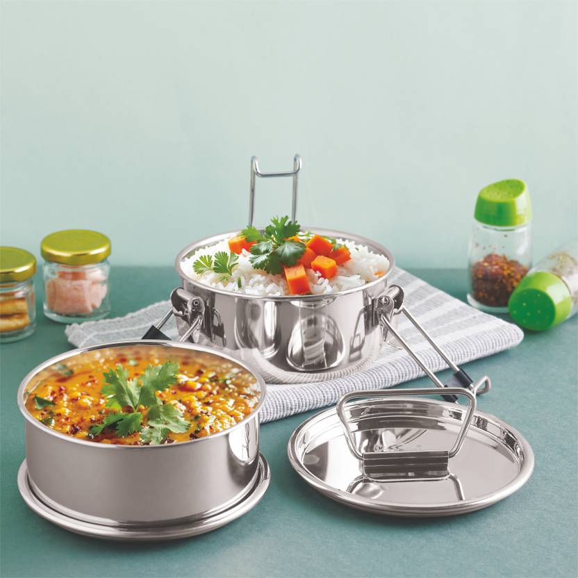 Flipkart.com | PDDFALCON FP35011 2 Containers Stainless Steel Office ...