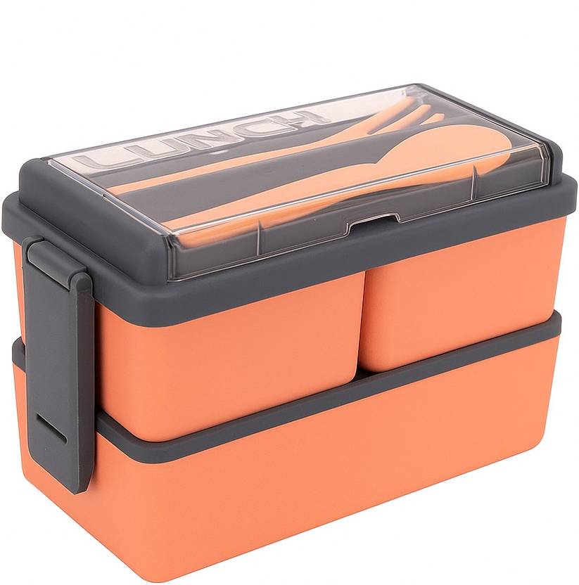 Flipkart.com | Ajaars dubble layer lunch box 3 Containers Plastic ...