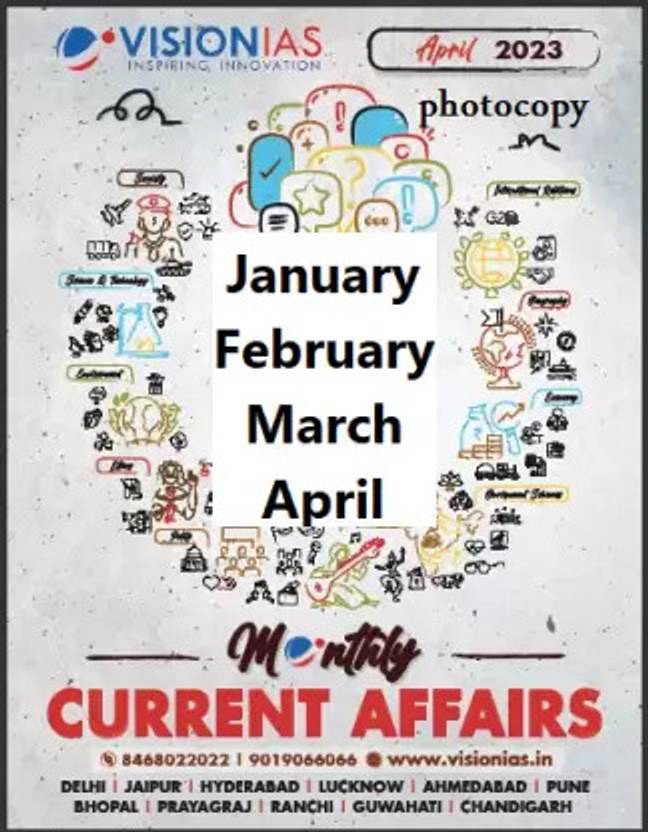 Vision Ias Monthly Current Affairs Magazines Price in India - Buy ...