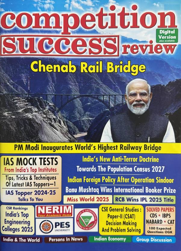 Competition Success Review magazine July 2025 - Chenab Rail Bridge ...