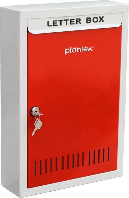 Plantex Metal Big Size Wall Mount Letter Box/Post Box For Home Gate ...