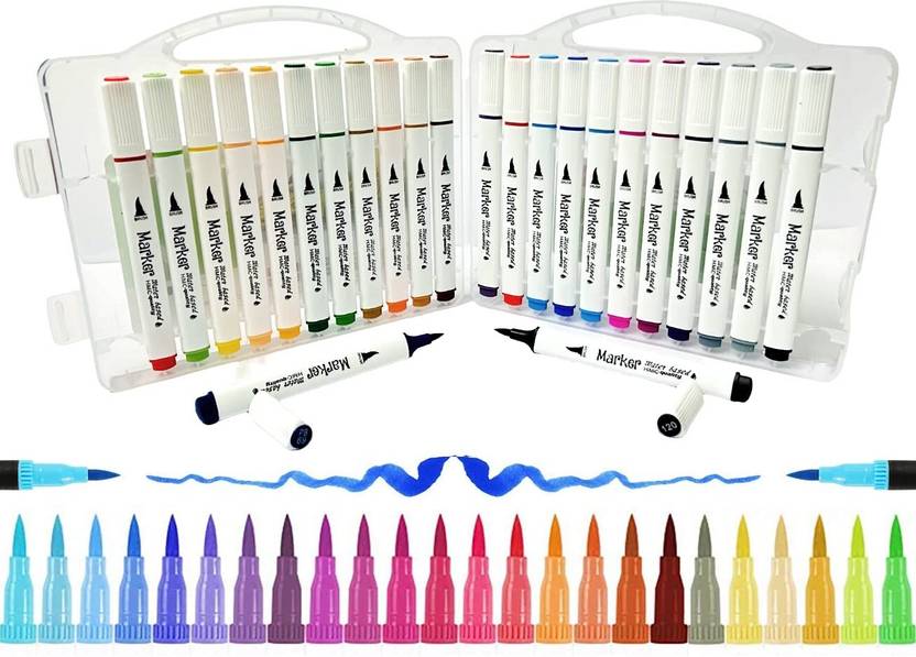 Flipkart.com | littlewish Pastel Color Palette Fine Point Drawing Maker ...