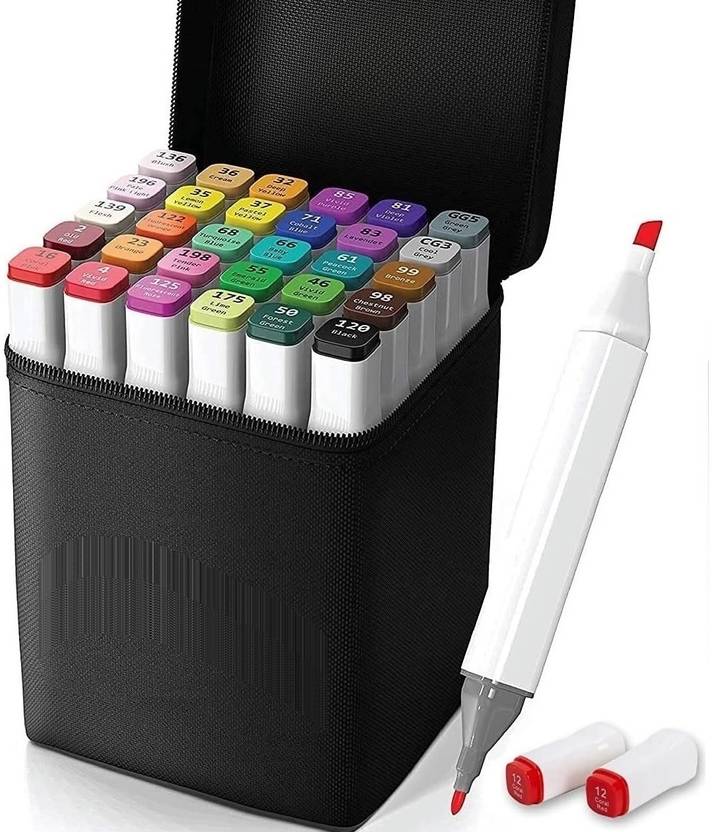 Flipkart.com | Soucolor Alcohol Marker Pen 30 Pcs Color Marker set ...