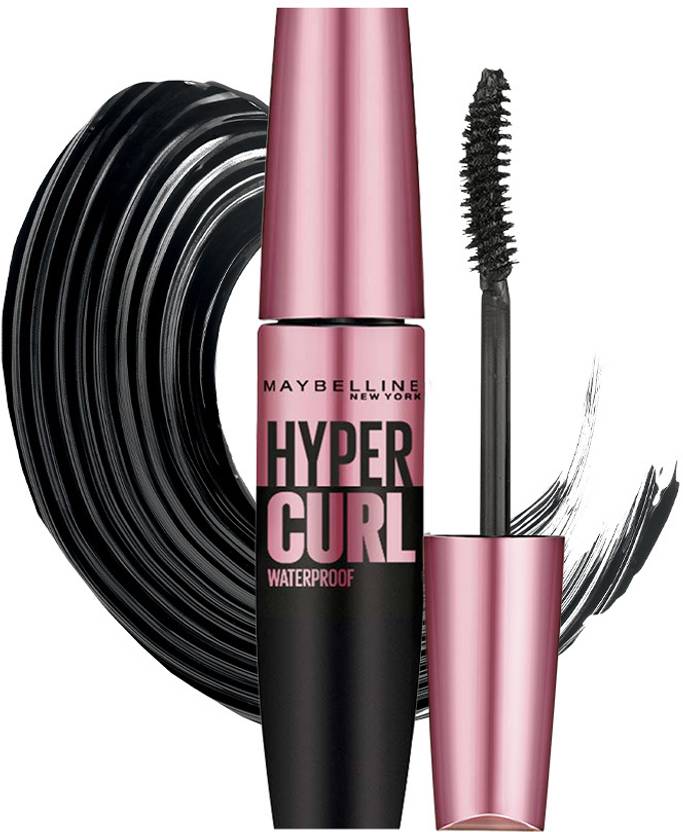 MAYBELLINE NEW YORK Hypercurl Waterproof Mascara, Longlasting, Curls ...