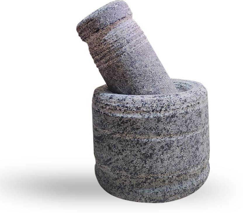 ZISIK Stone Mortar and Pestle | Spice Masher | Hand Grinder | Ural ...