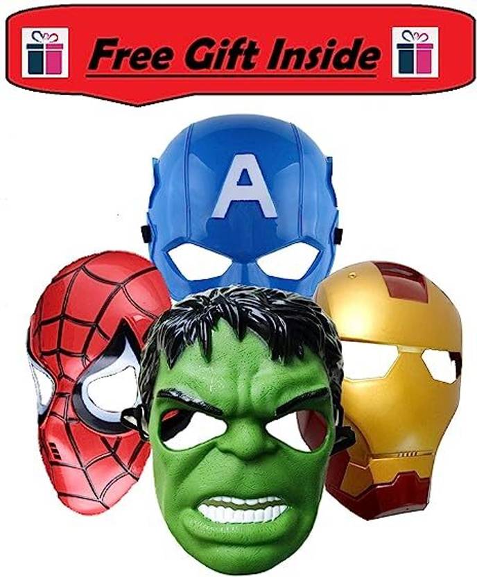Favela Super Hero Superhero Cartoon Plastic Mask for Kids Party Mask ...