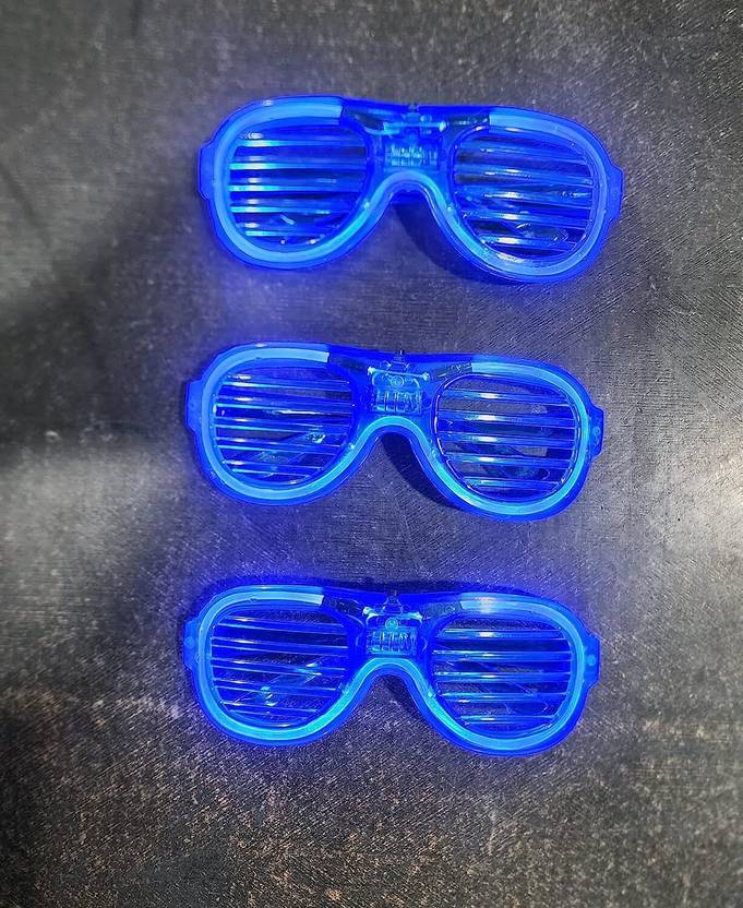 Quick Bachlore Party Light-Up Shutter Led Neon Rave Glasses Party ...
