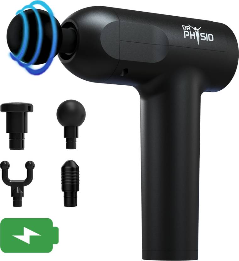 DR PHYSIO GO Portable Handheld Deep Tissue Full Body Muscle Pain Relief Gun Massager Massager ...
