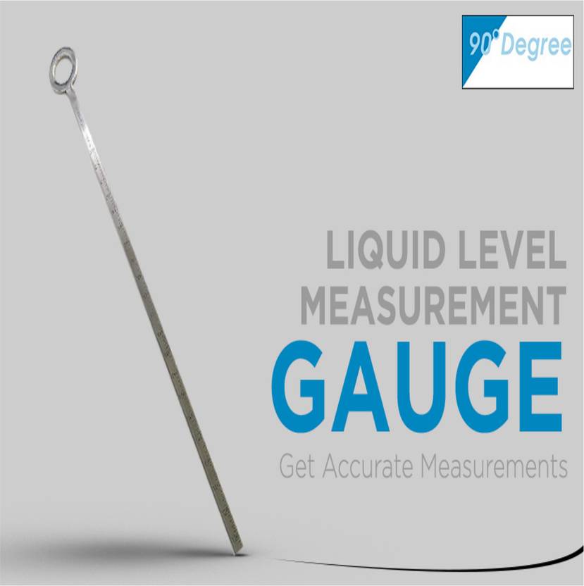 90 Degree Dip Rod Liquid Level Measurement Gauge Stick for 220 Litres ...