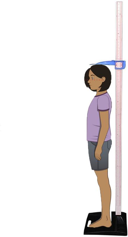 MCP Healthcare Height Measuring Stand For Child & Adults Height Meter ...