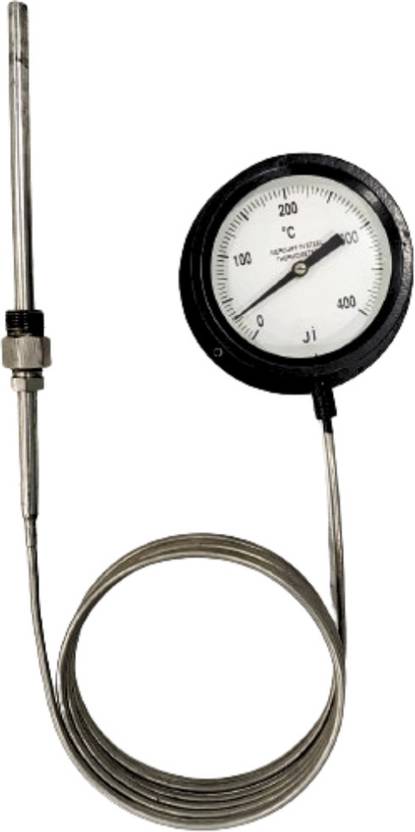 Japsin instrumentation Inert Gas Filled Dial Thermometer, 4" Dial, 400 ...