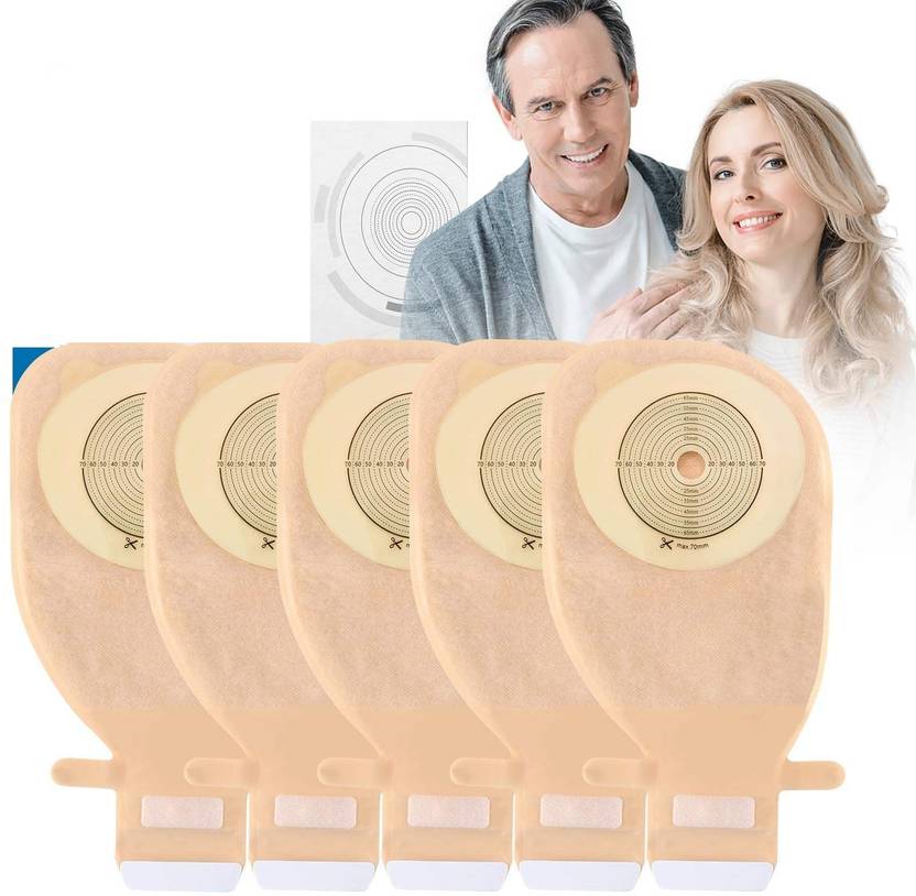 Med MED17500 ONE PIECE OPAQE COLOSTOMY BAG 10-75MM Hydrocolloid Medical ...